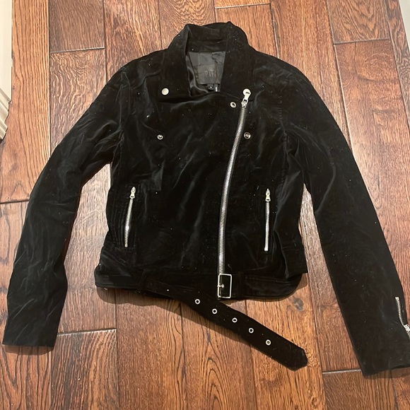 PAIGE | Jackets & Coats | Twice Worn Paige Velvet Moro Jacket | Poshmark